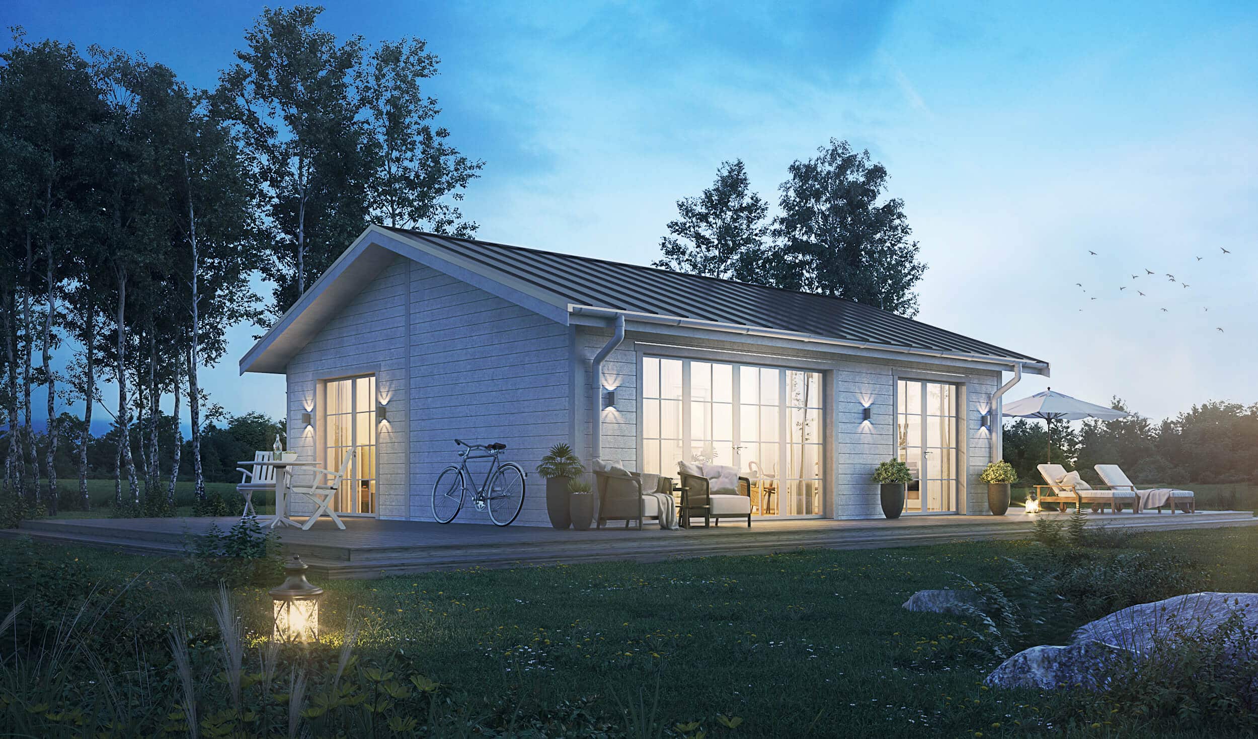 Fritidshus - Fritidshuset Klassisk 60 kvm - Husverket