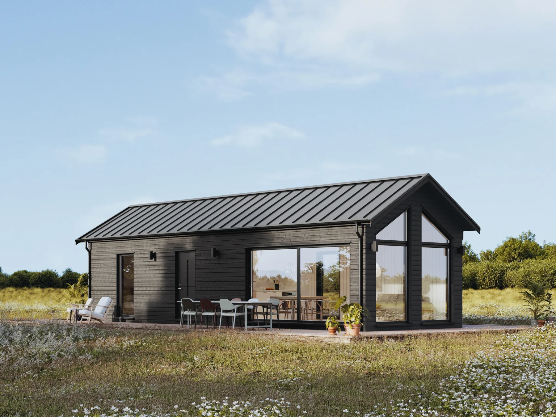 Attefallshus - 50 kvm - Nyckelfärdigt - Husverket